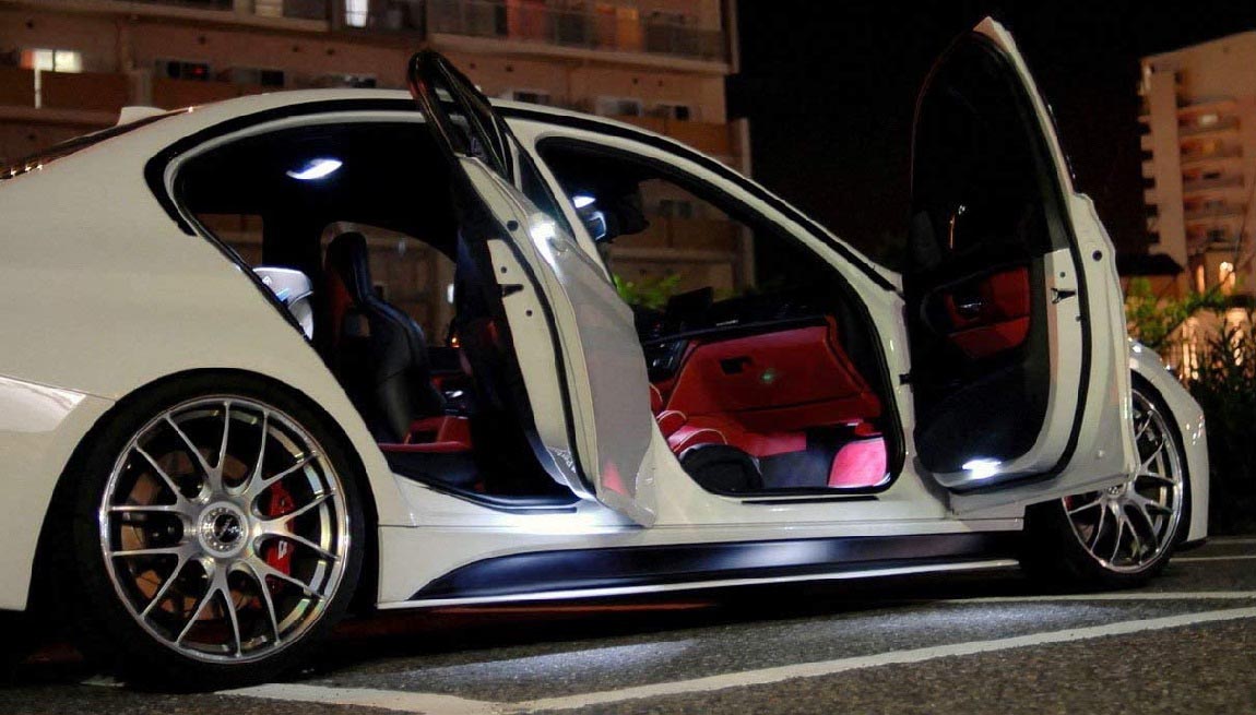 BMW F30 LED Door Lights and Door Projectors - Bimmerly - BMW Guides ...